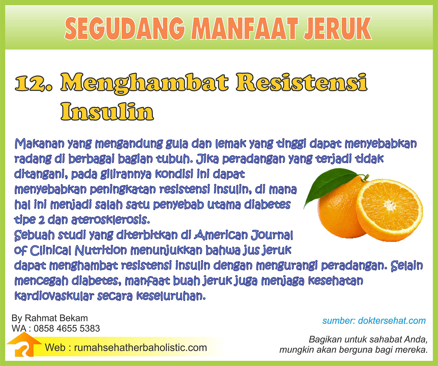 Manfaat Jeruk - :: *Rumah Sehat Herba Holistic*